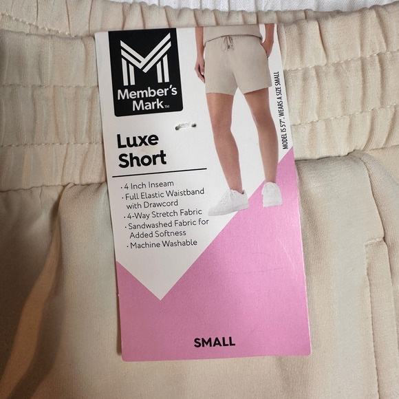 Member's Mark | Shorts | Members Mark Luxe Shorts Almond Small Nwt 4 ...